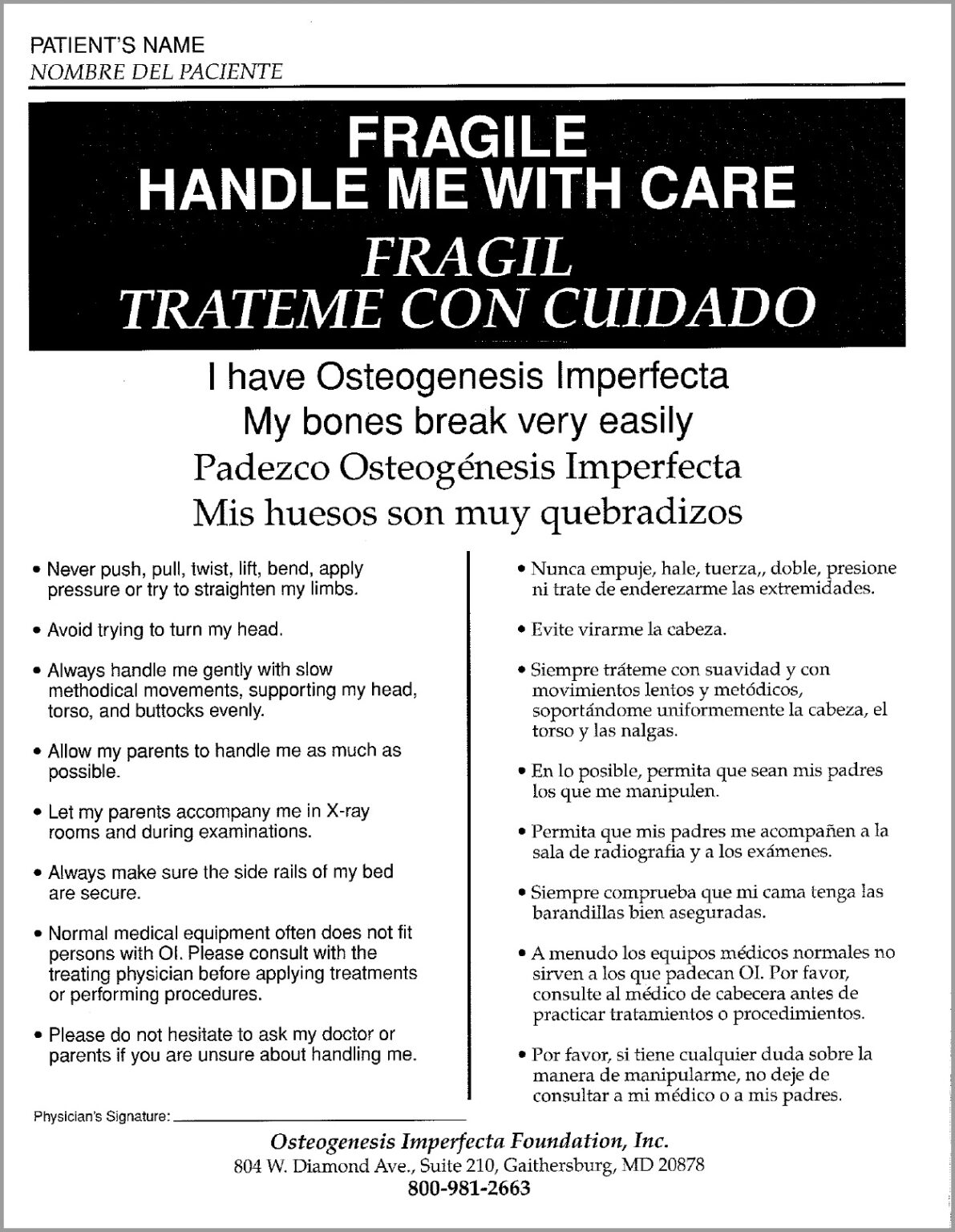 Handle with Care Poster